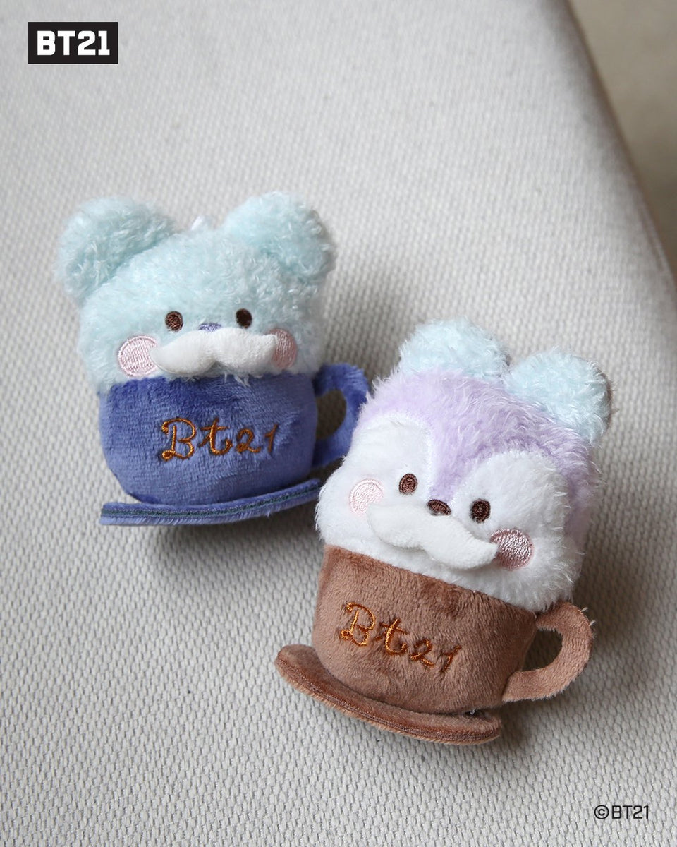 BT21 Minini Official Latte Plush Keyring – K-STAR