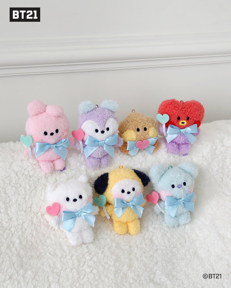BT21 minini Official ANGEL Plush Keyring – K-STAR