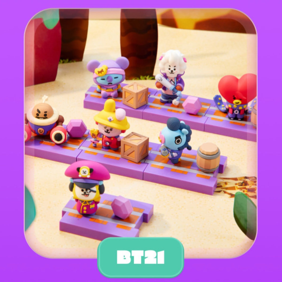 Brawl Stars x BT21 Official Figure – K-STAR