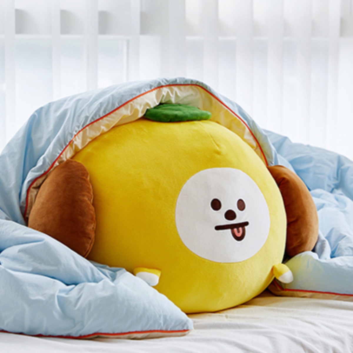 BT21 CHIMMY Official Chewy Chewy Jumbo Face Cushion 60cm – K-STAR