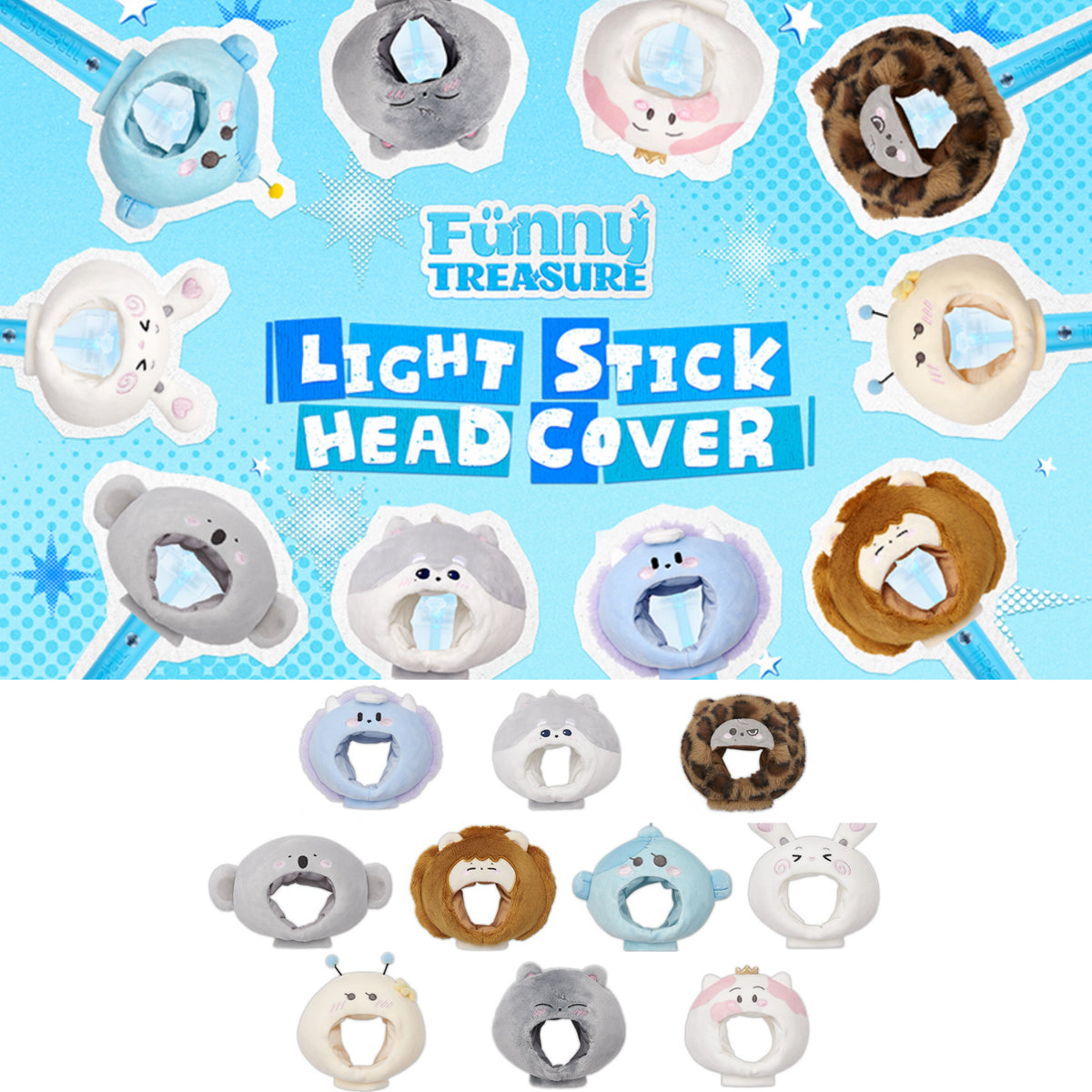 TREASURE Official Light Sick Head Cover – K-STAR