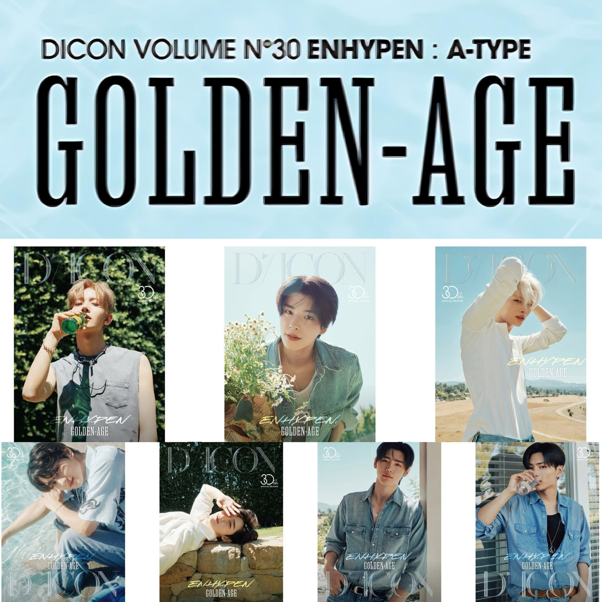 DICON VOLUME N°30 ENHYPEN - GOLDEN AGE A TYPE – K-STAR