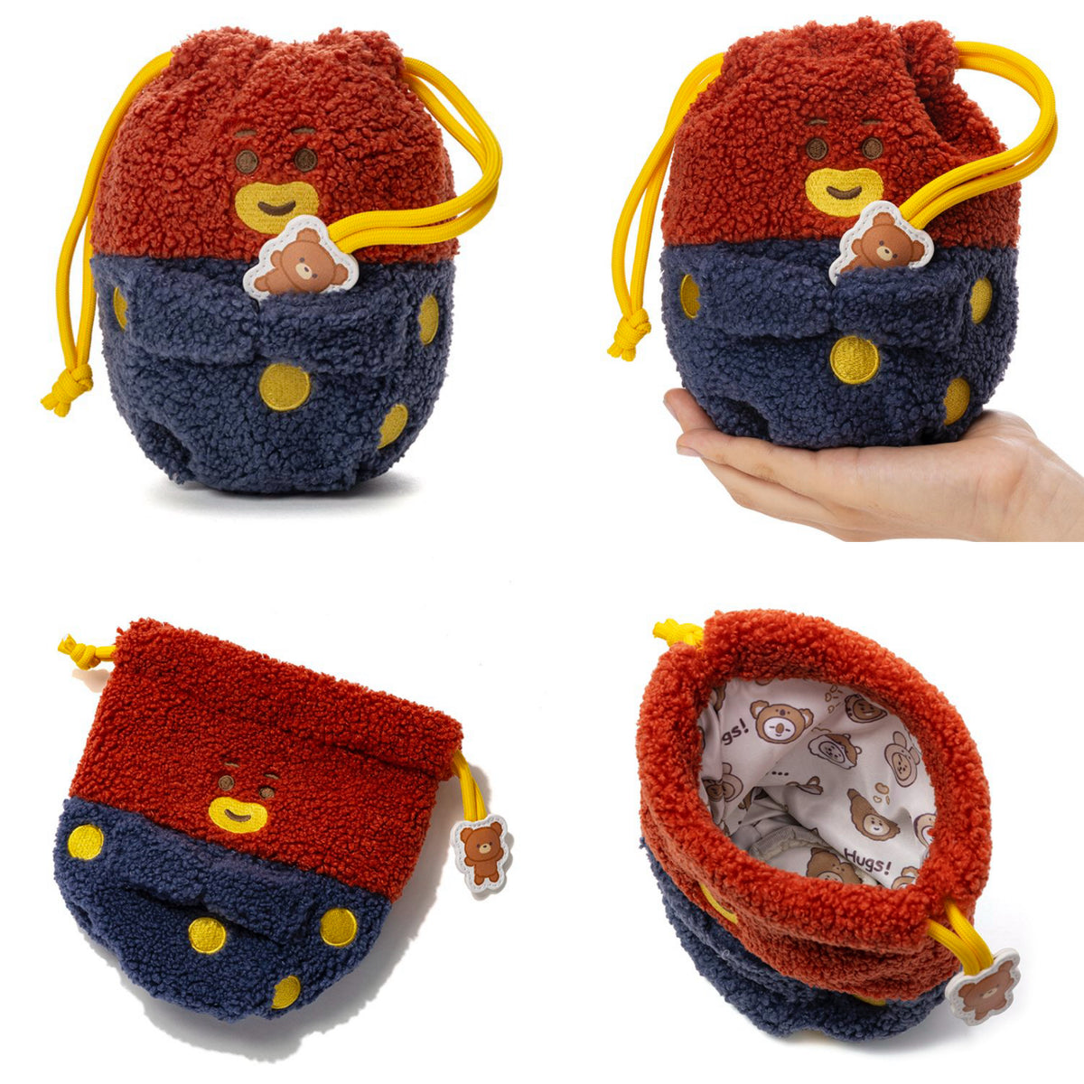 BT21 BABY JAPAN Official Fluffy Big Hugs Pouch – K-STAR