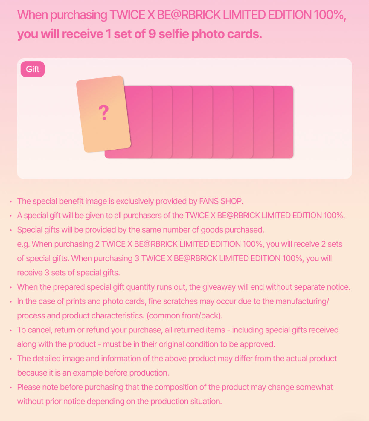 TWICE x BE@RBRICK Keyring Limited Edition + Photocard Set (Preorder Fe ...