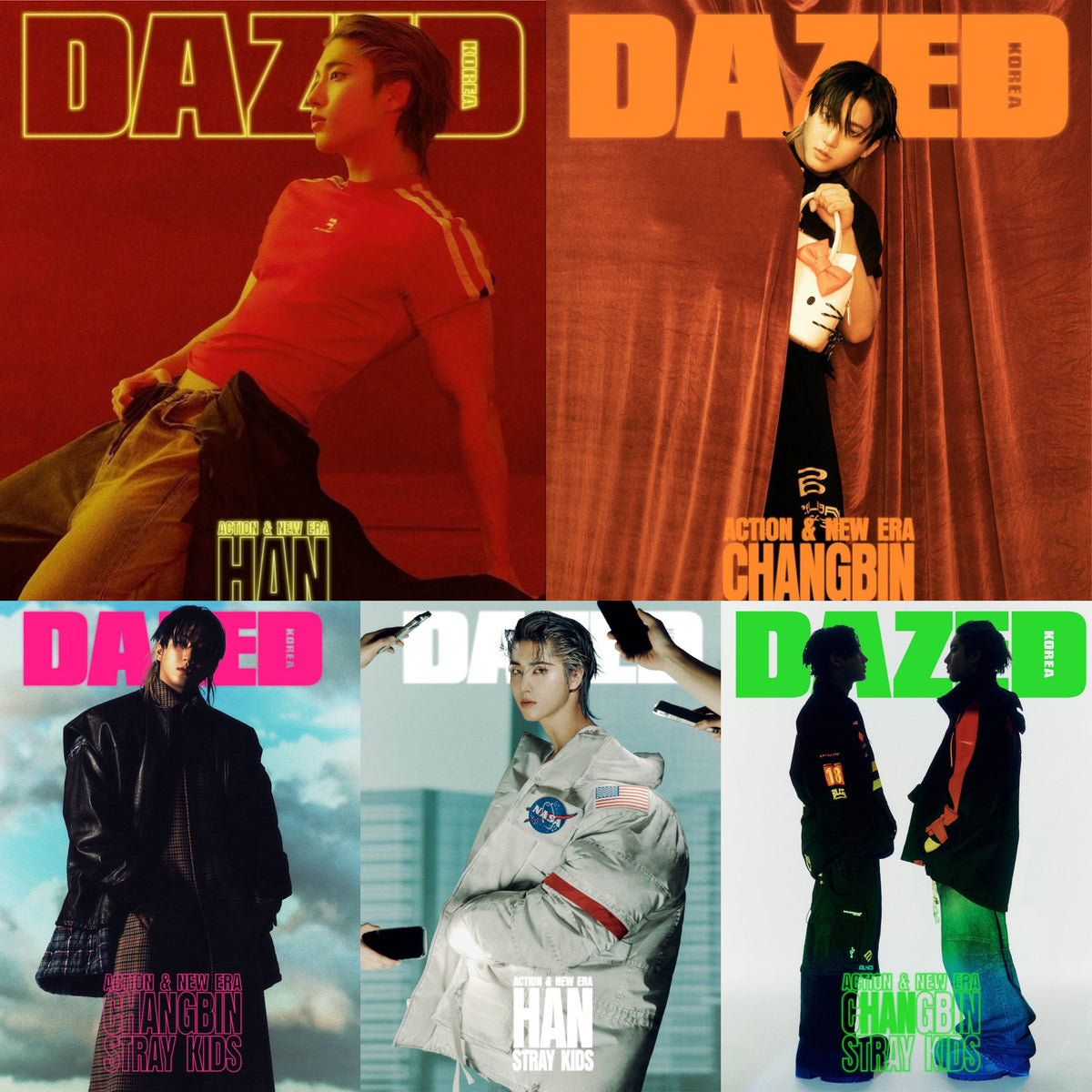 DAZED & CONFUSED Korea - STRAY KIDS HAN & CHANGBIN 2025 February Issue ...