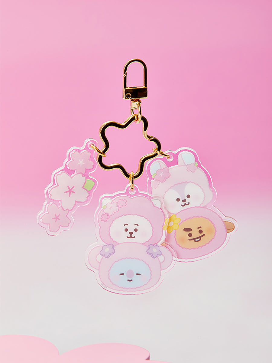BT21 Official Acrylic Keyring Spring Come Again Ver – K-STAR