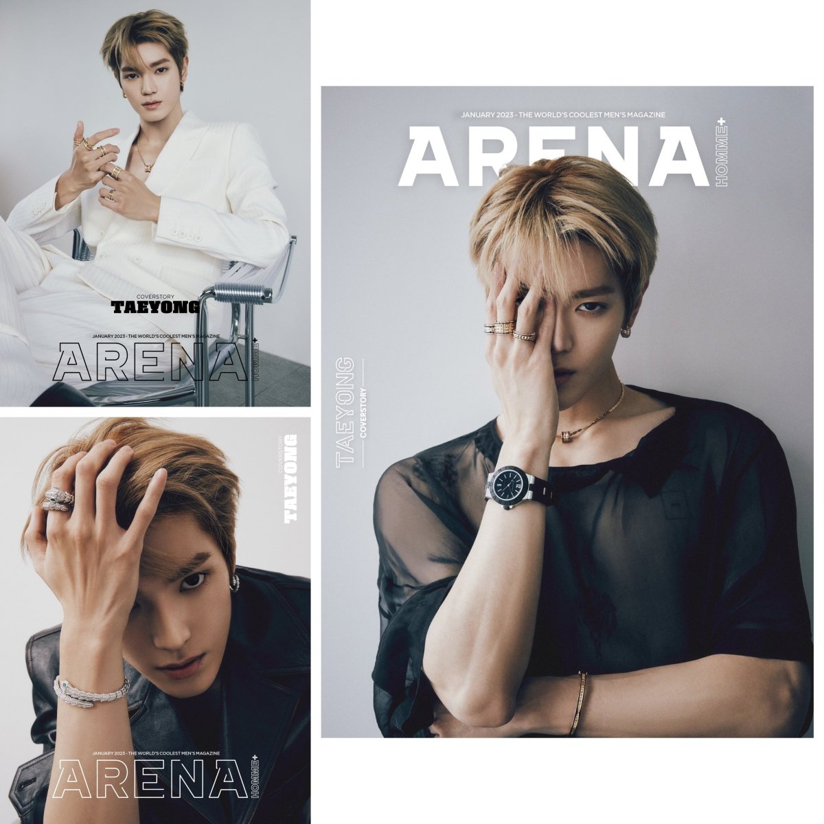 ARENA Korea Magazine - NCT TAEYONG 2023 January Coverman – K-STAR