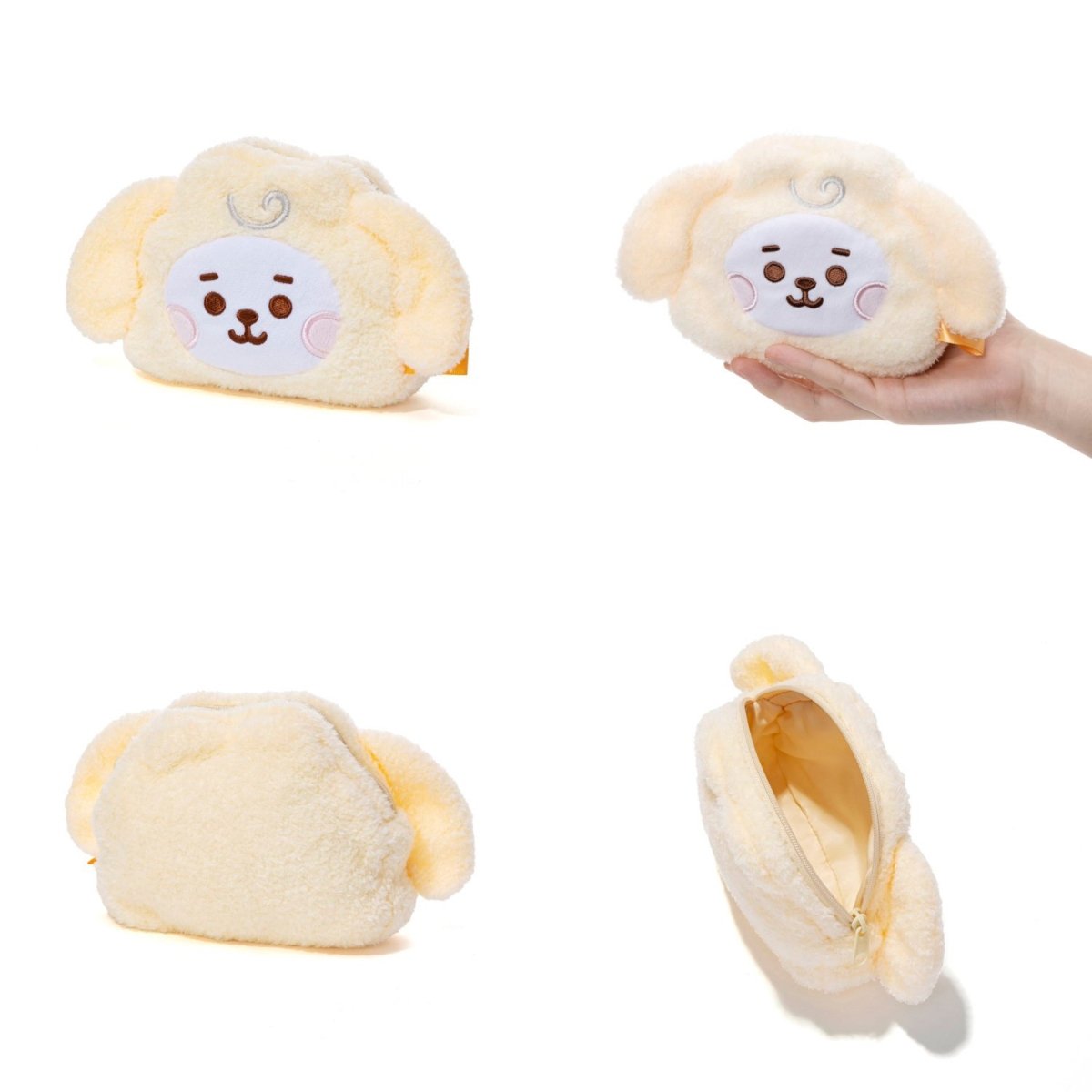 [BT21 JAPAN] BT21 Baby Rabbit Face Pouch – K-STAR
