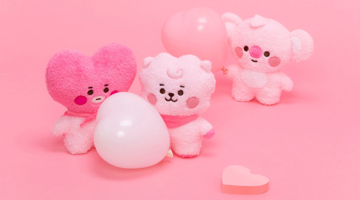 [BT21 JAPAN] BT21 PINK Baby Tatton 18cm S Size – K-STAR