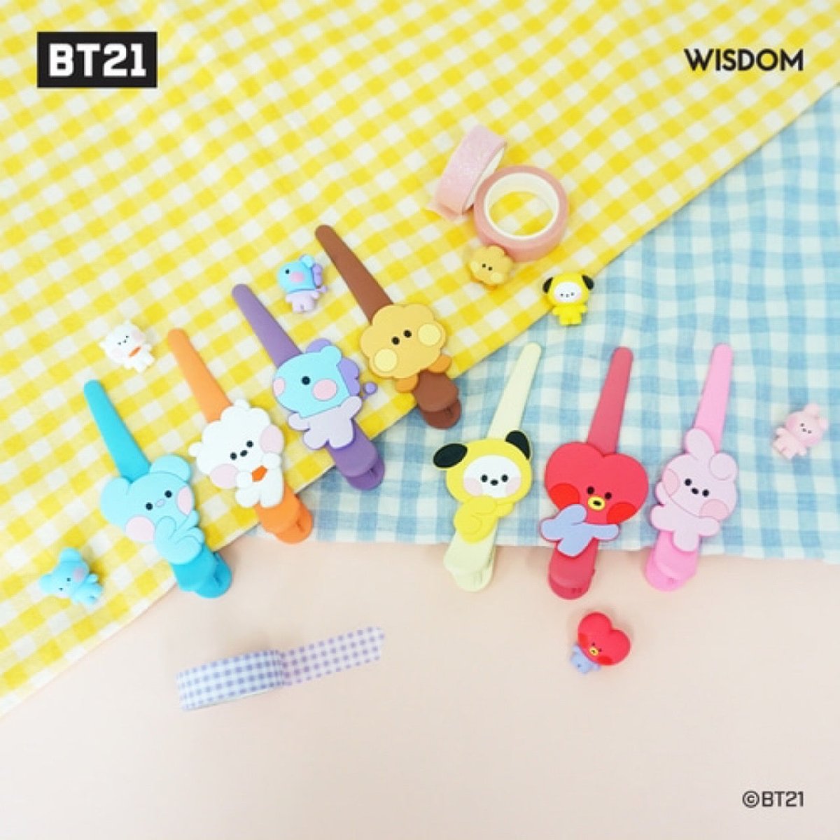 BT21 Minini Official Hair Clip – K-STAR