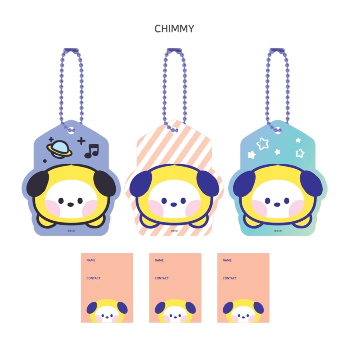 BT21 Minini Official Minini Name Tag SET – K-STAR