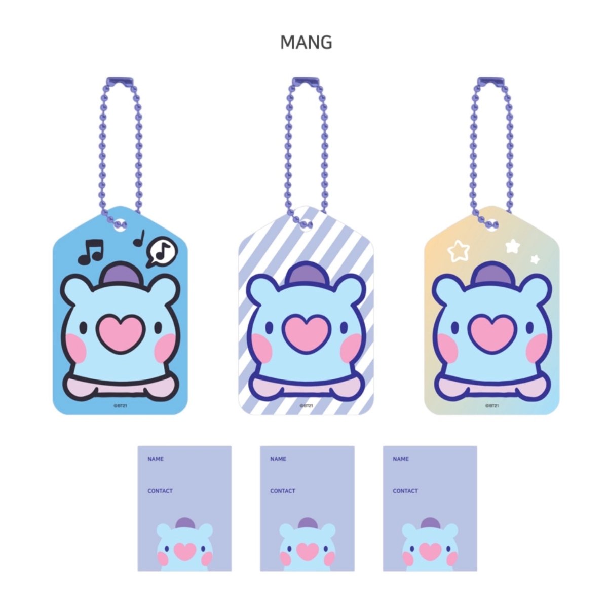 BT21 Minini Official Minini Name Tag SET – K-STAR