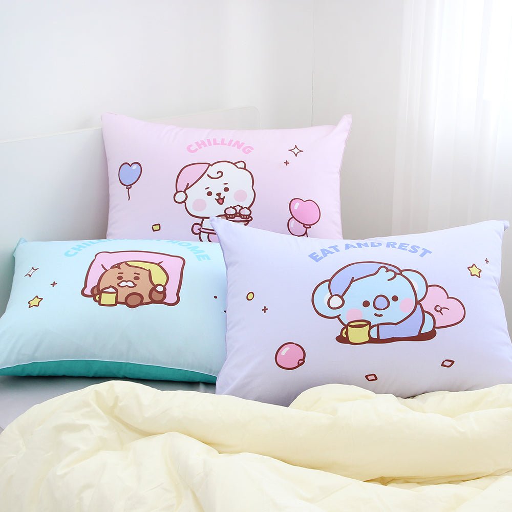 [LINE X BT21] BT21 Baby Big Pillow Party Version 50cm x 70cm – K-STAR