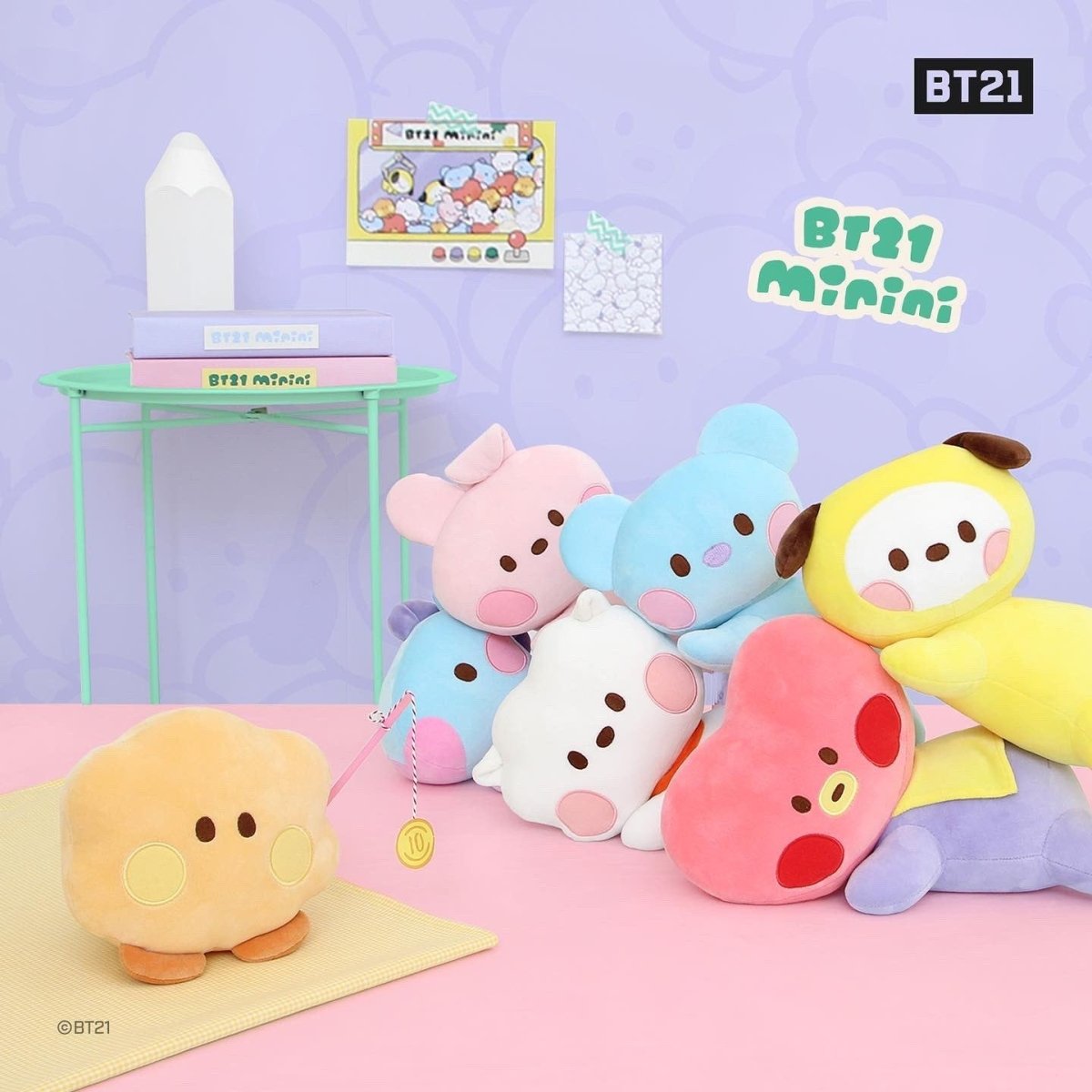 [LINE X BT21] BT21 Minini Lying Cushion – K-STAR
