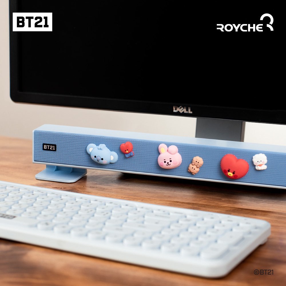 [LINE X BT21] BT21 Official Sound Bar USB Speaker – K-STAR