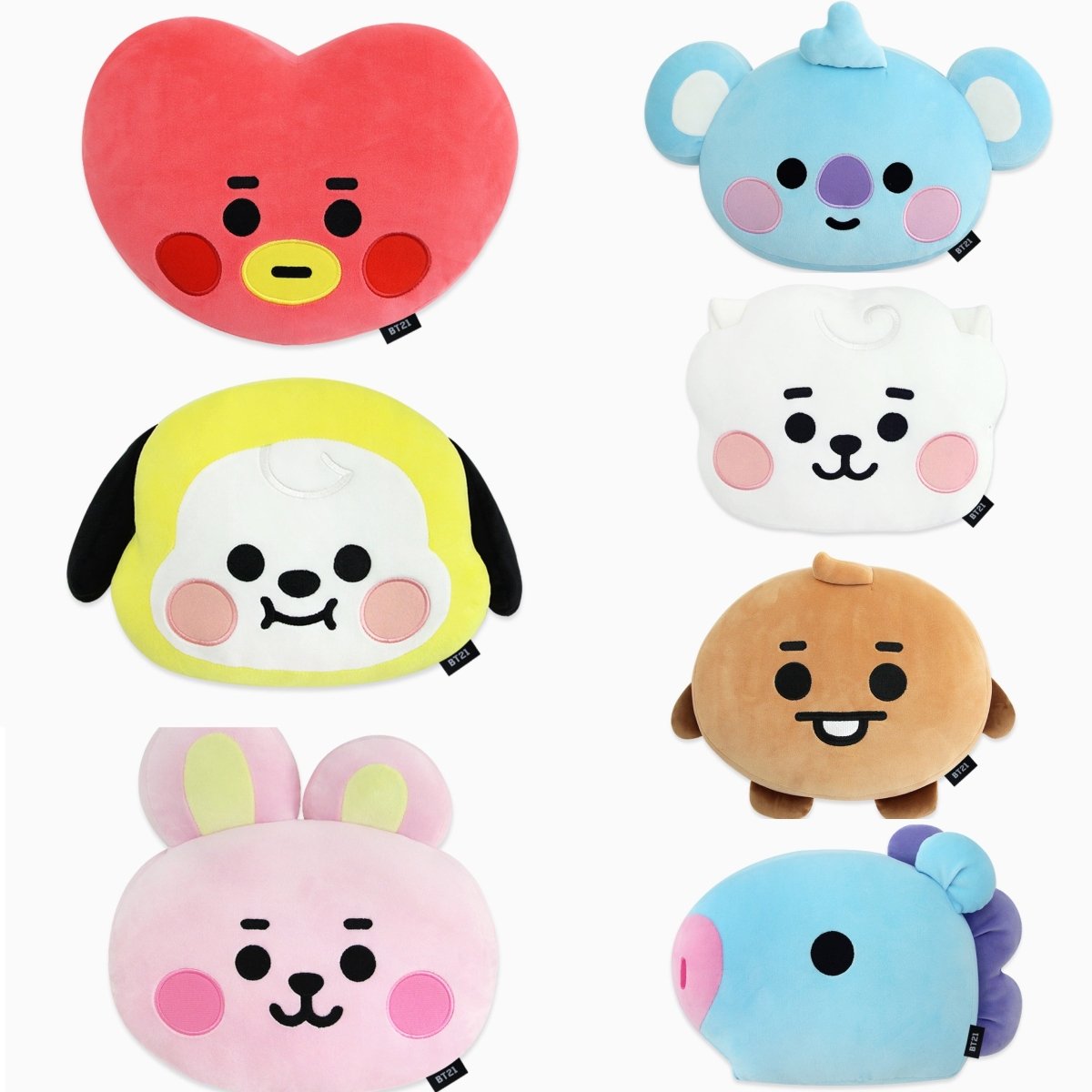 [LINE X BT21] Official Baby Face Cushion 30cm – K-STAR