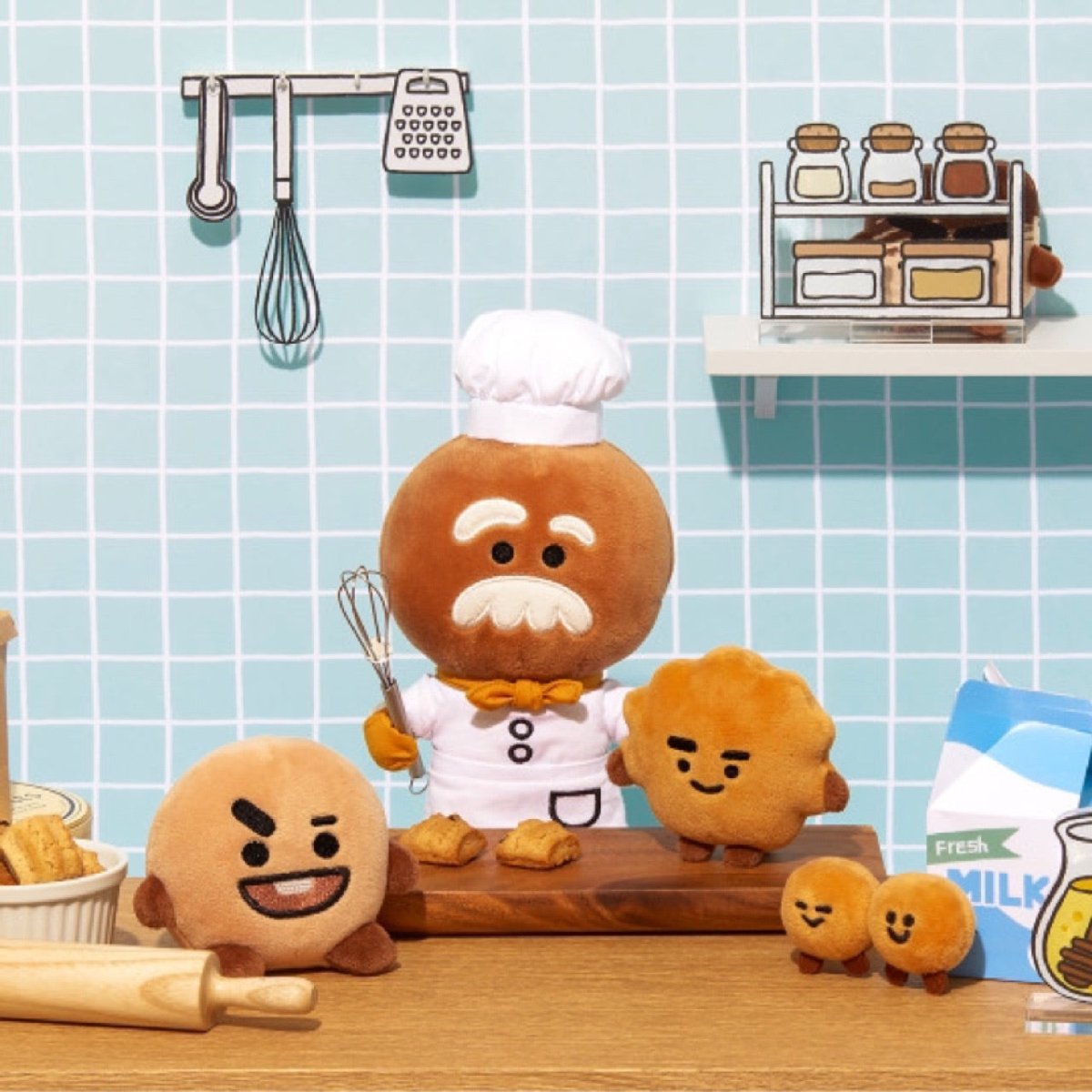 [LINE X BT21] Shooky Doll SET Universe Ver. (Limited Edition) – K-STAR