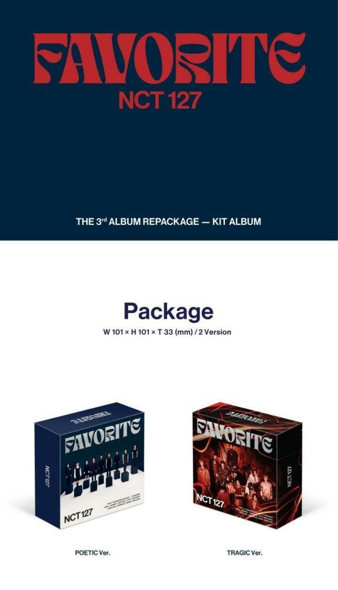 NCT 127 - Favorite 3rd Repackage Album KIT (Kihno) – K-STAR