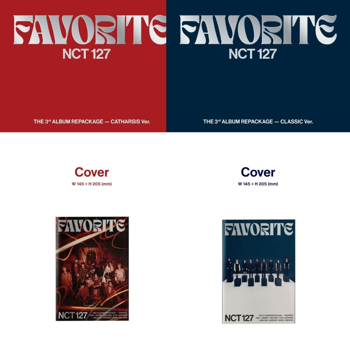 NCT 127 - Favorite 3rd Repackage Album (You Can Choose Version) – K-STAR
