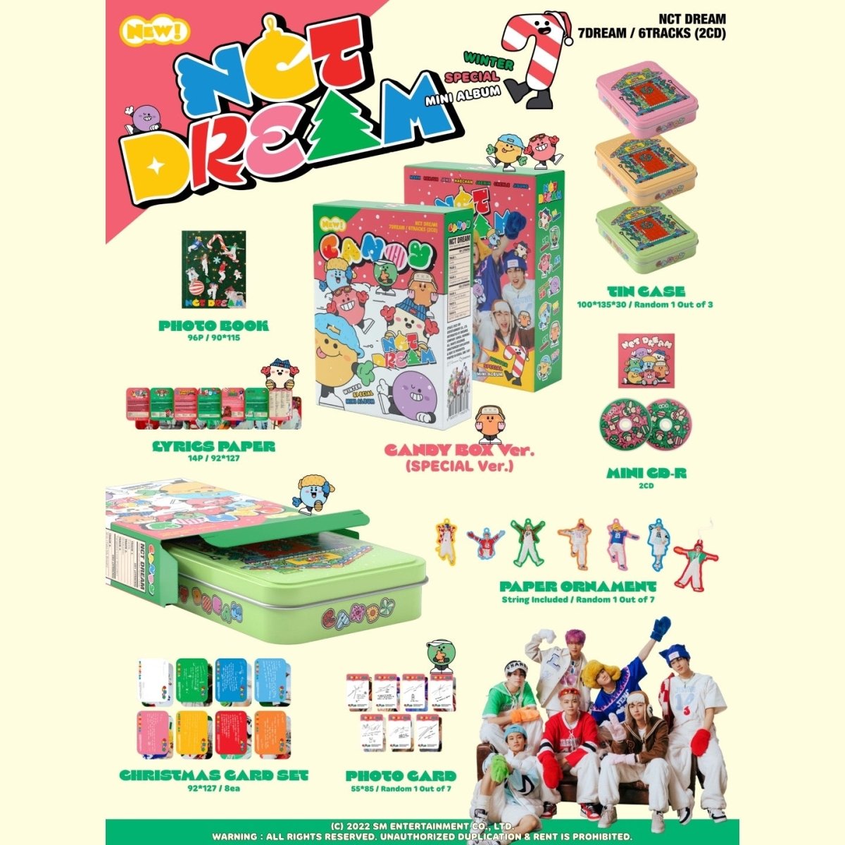 NCT DREAM - Winter Special Album : CANDY (Candy Box Version) – K-STAR