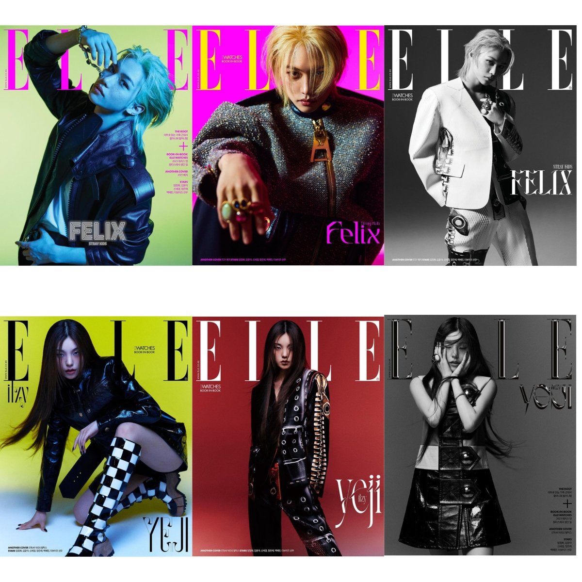 STRAY KIDS FELIX & ITZY YEJI - ELLE Korea Magazine May 2023 – K-STAR