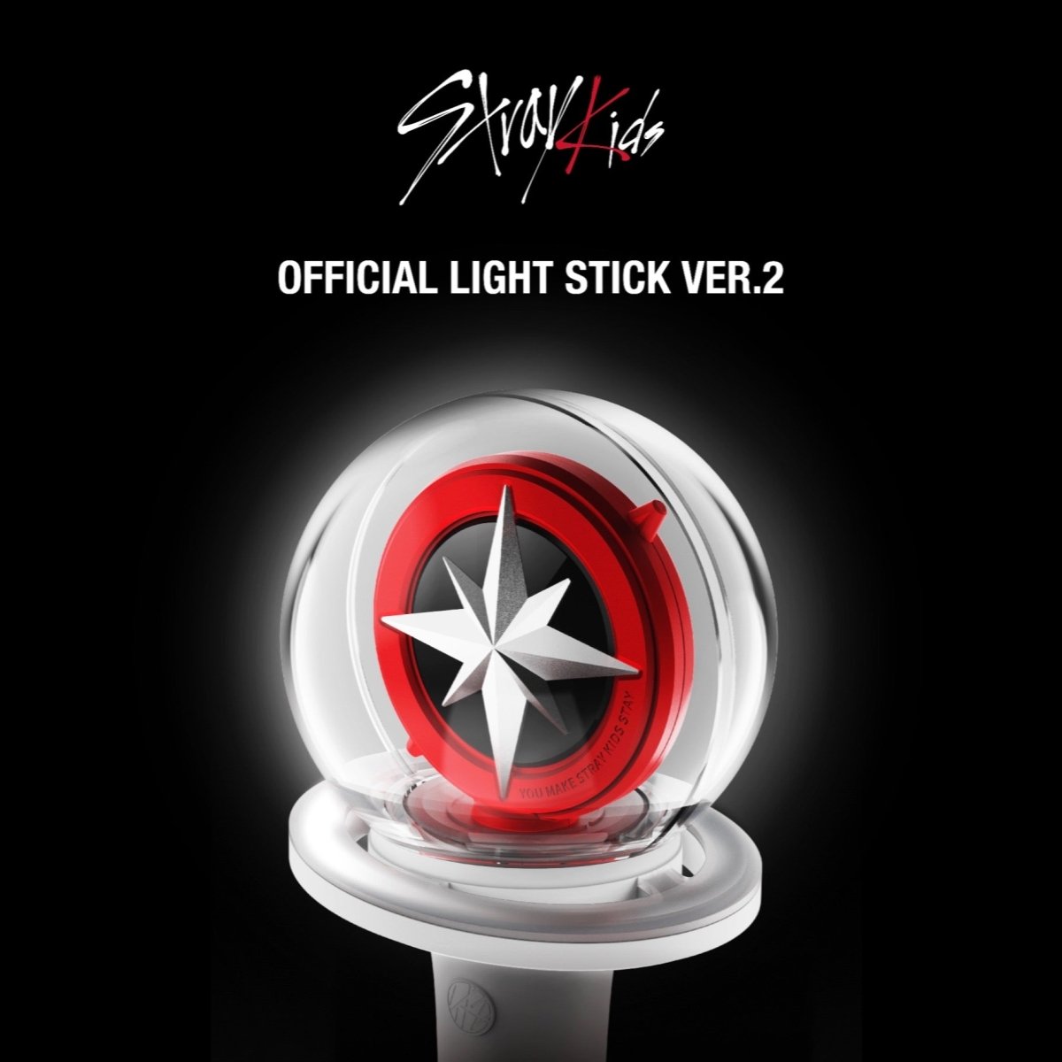 STRAY KIDS SKZ Official Nachimbong Light Stick Version 2 (1st Preorder ...